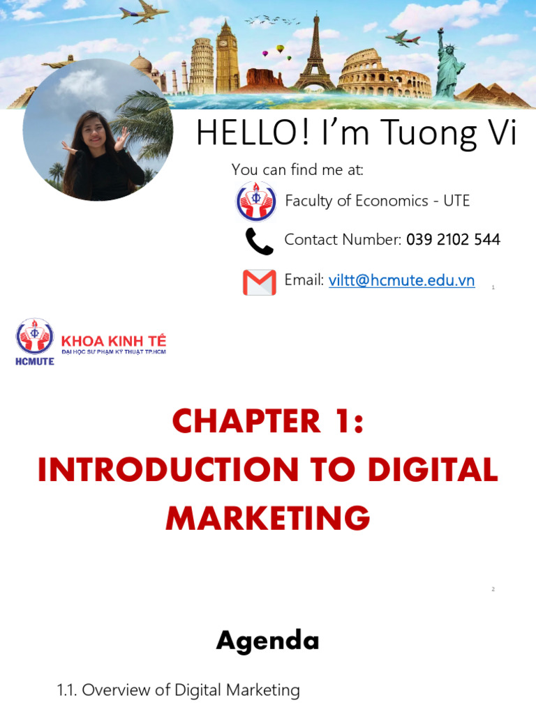 CH1-Intro Digital Marketing | PDF | Marketing | Mass Media