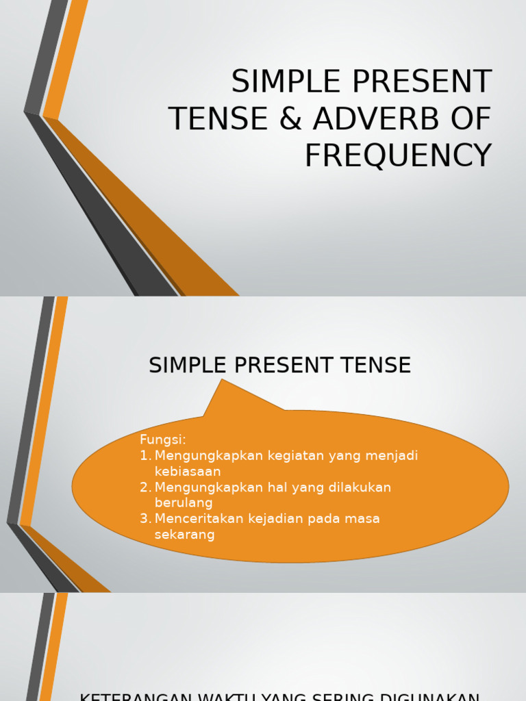 Big 7 - Simple Present Tense & Adverb of Frequency | PDF