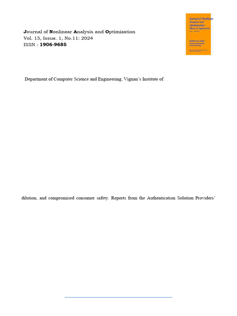 Blockchain for Counterfeit Detection | PDF | Authentication | Qr Code