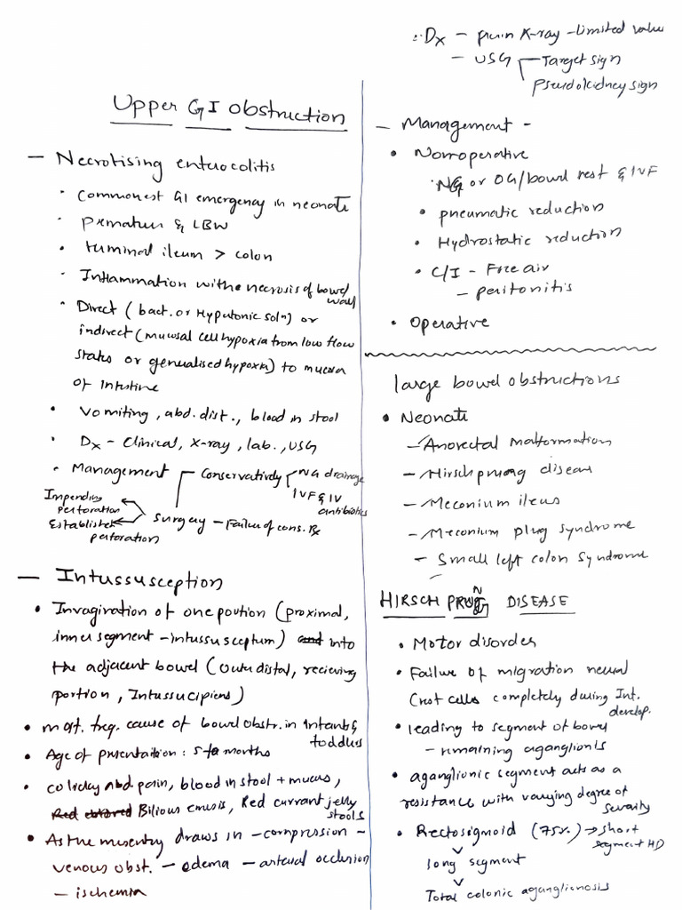 Gi Obstruction | PDF