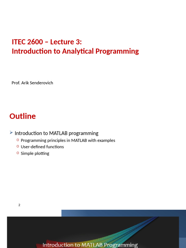 Lecture 3 - Introduction To Programming | PDF | Parameter (Computer Programming) | Function ...