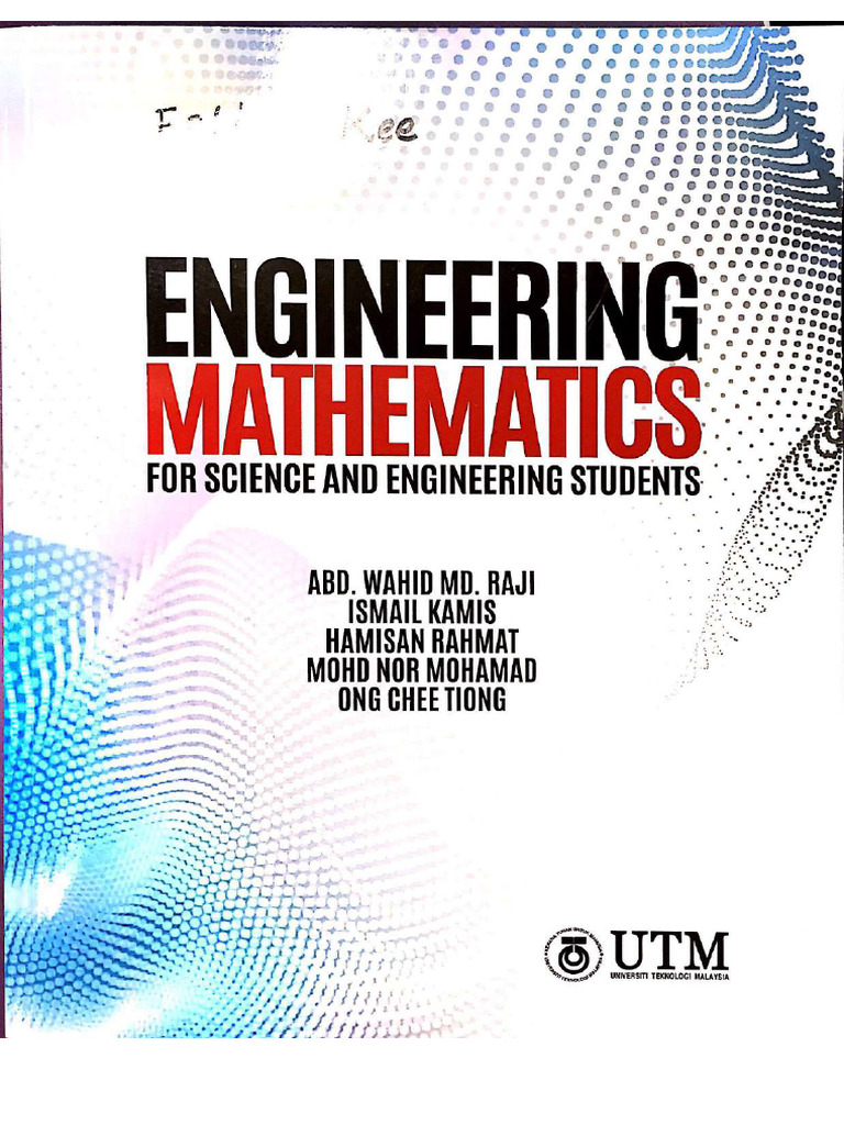 Engineering Mathematics For Science and Engineering Students | PDF