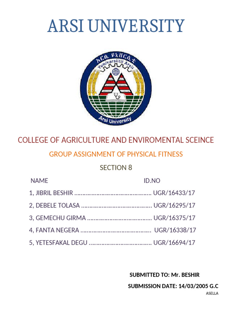 Arsi University | PDF