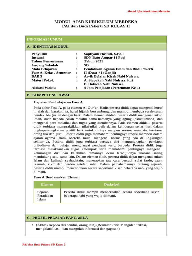 [5] Modul Ajar BAB 5 (1) | PDF