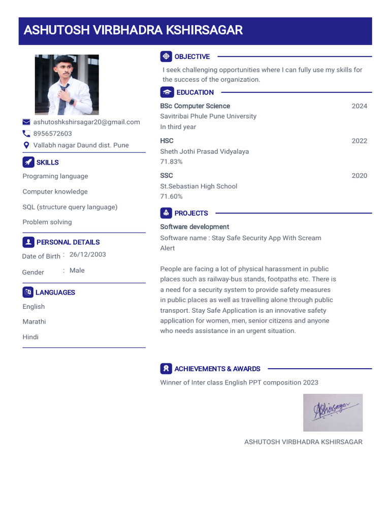 Ashutosh Resume Compressed | PDF