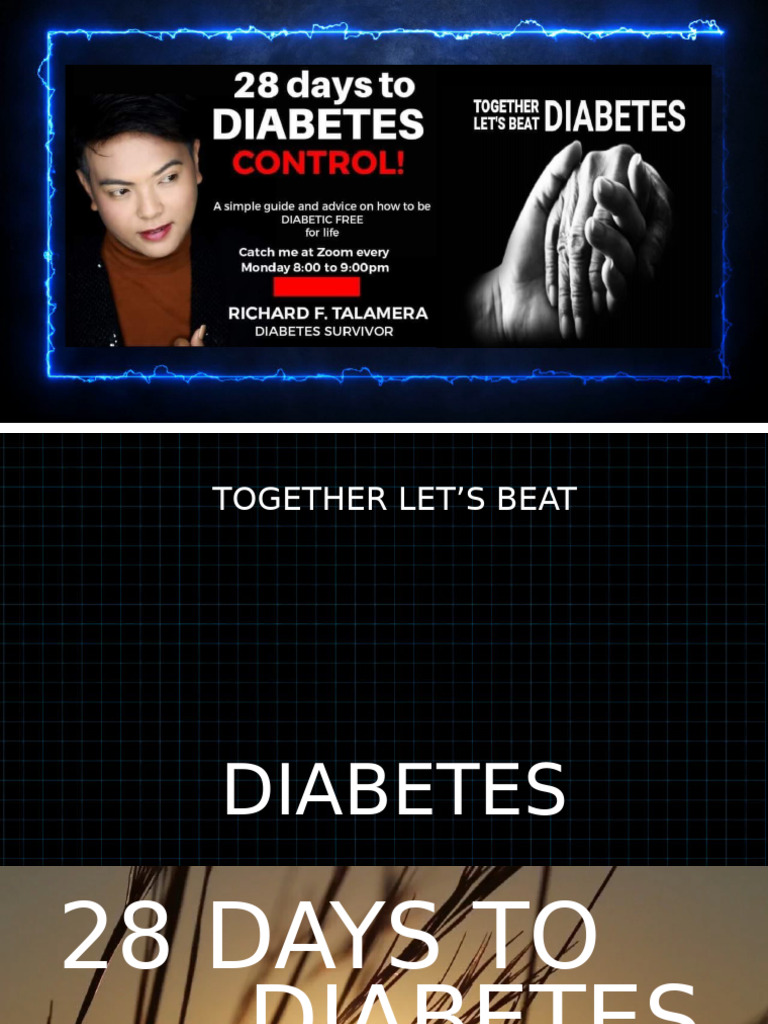 28 Days to Diabetes Control | PDF | Diabetes | Insulin