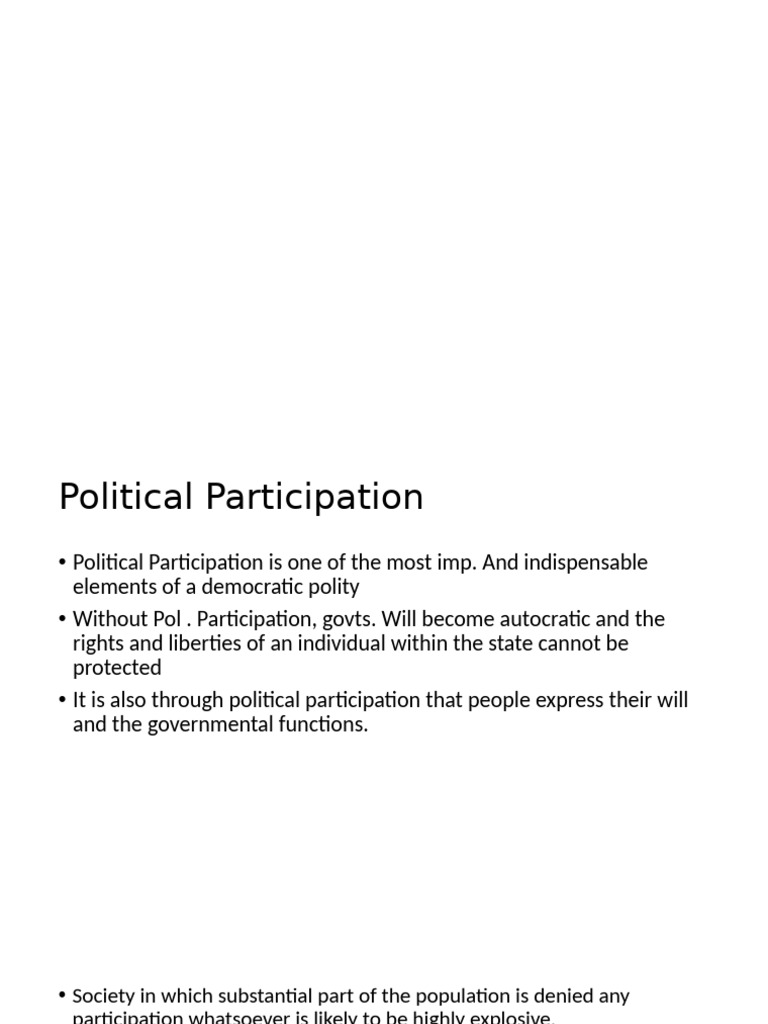 Understanding Political Participation | PDF | Monarchy | Monarch