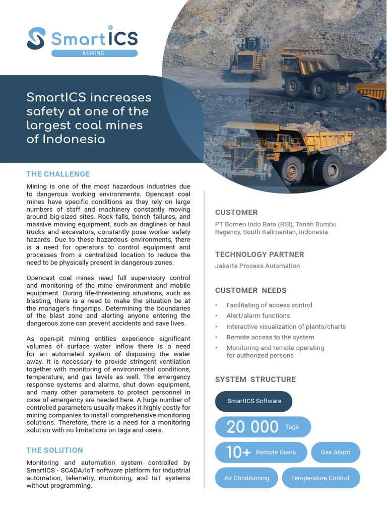 SmartICS Mining | PDF | Scada | Internet Of Things
