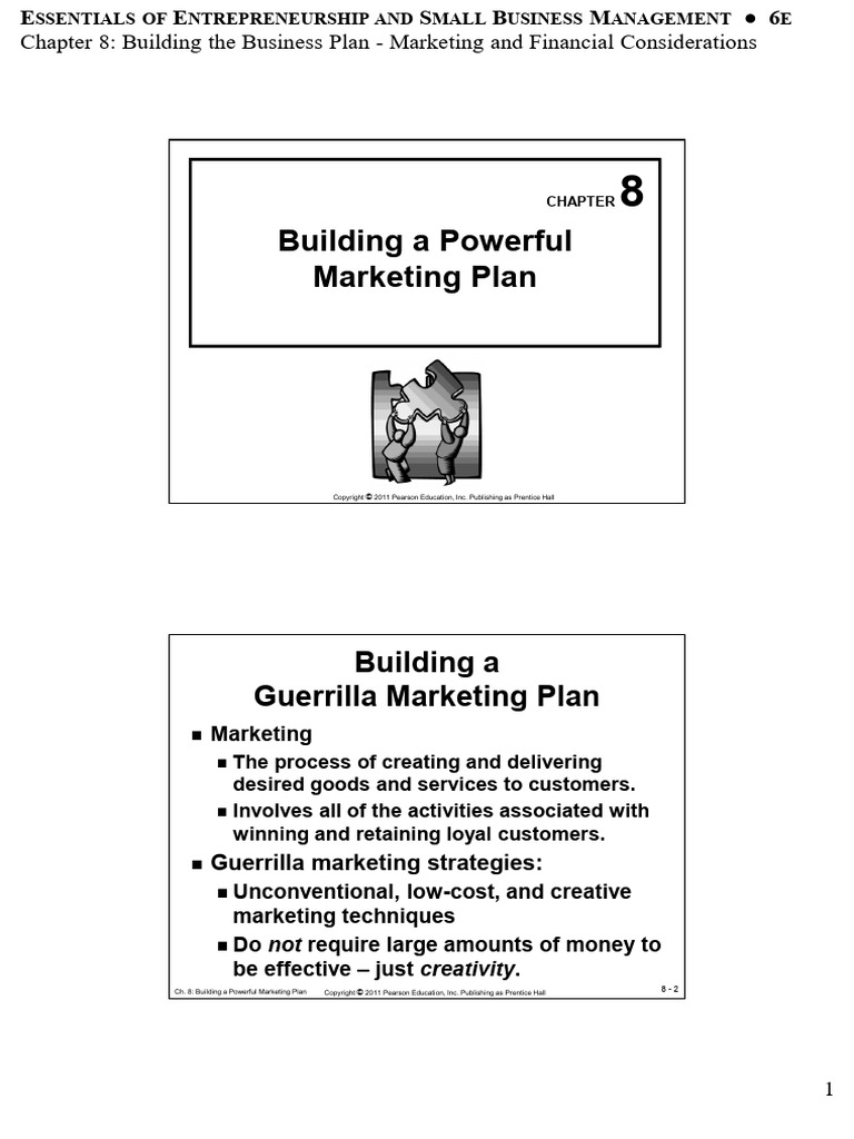 Chapter 8 Building A Powerful Marketing Plan | PDF | Marketing ...