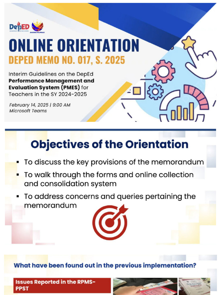 Pmes Orientation Part 1 | PDF