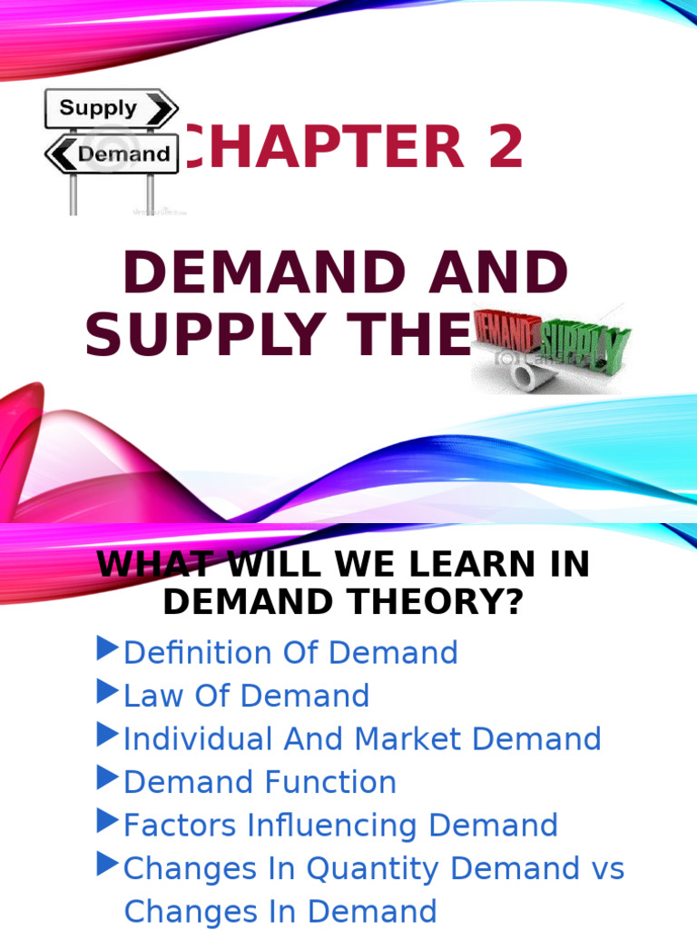 Chapter 2-Demand Supply Theory Part 1 | PDF | Demand | Demand Curve
