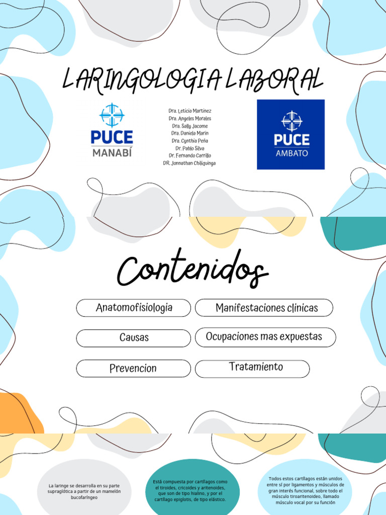 Laringologia Laboral | PDF | Laringe | Especialidades Medicas