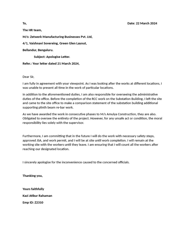 Reply Letter | PDF