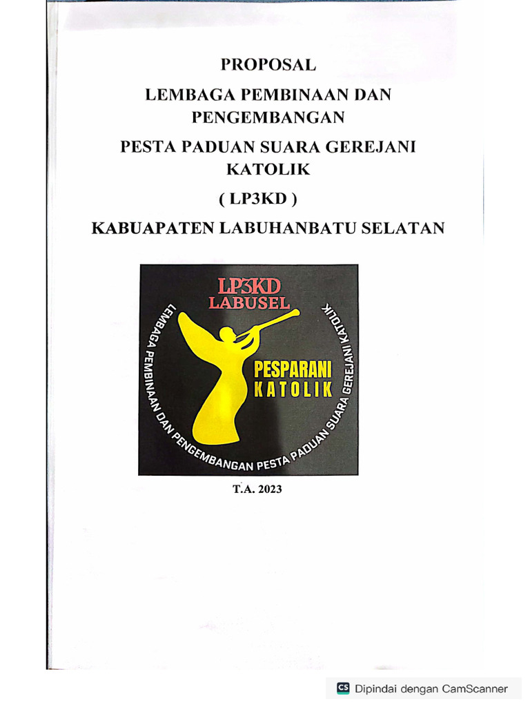 Proposal Pesparani Lp3kd Labusel | PDF