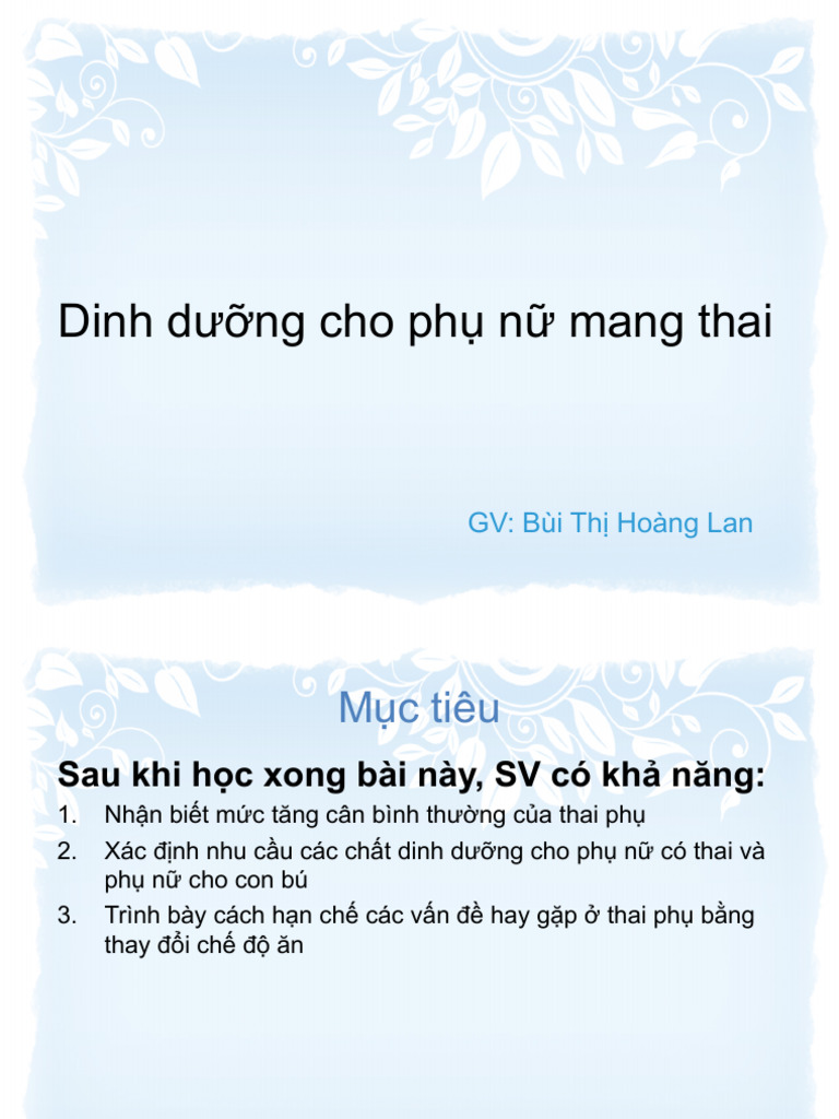 DD Cho PNMT | PDF