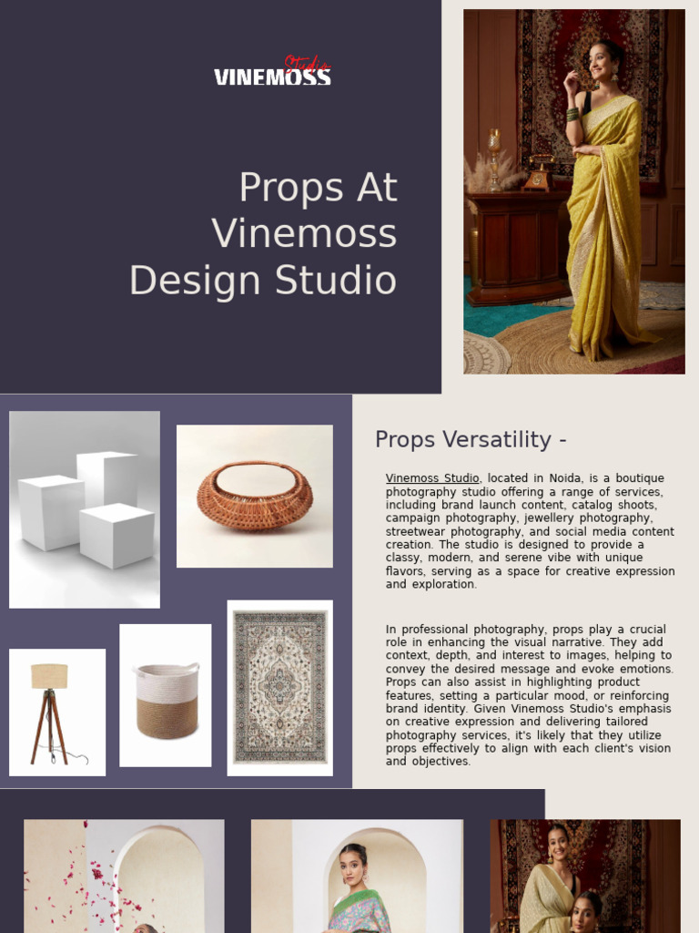 Props at Vinemoss Design Studio | PDF | Lighting