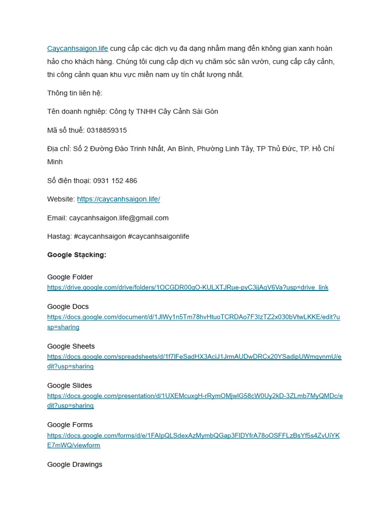 Cây Cảnh Sài Gòn | PDF