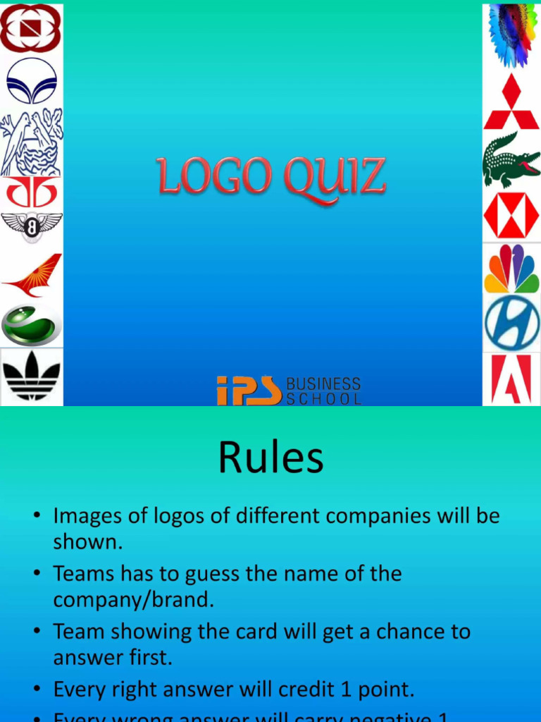 Quiz Logo Identification | PDF