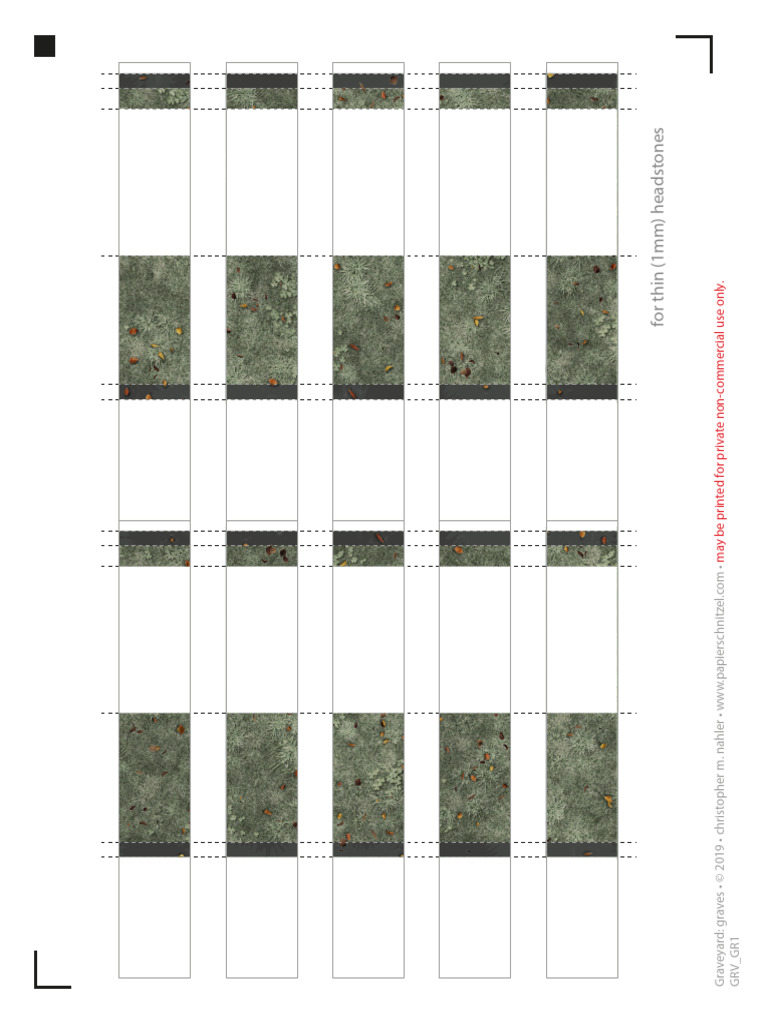 Papermodels Grave Bases | PDF