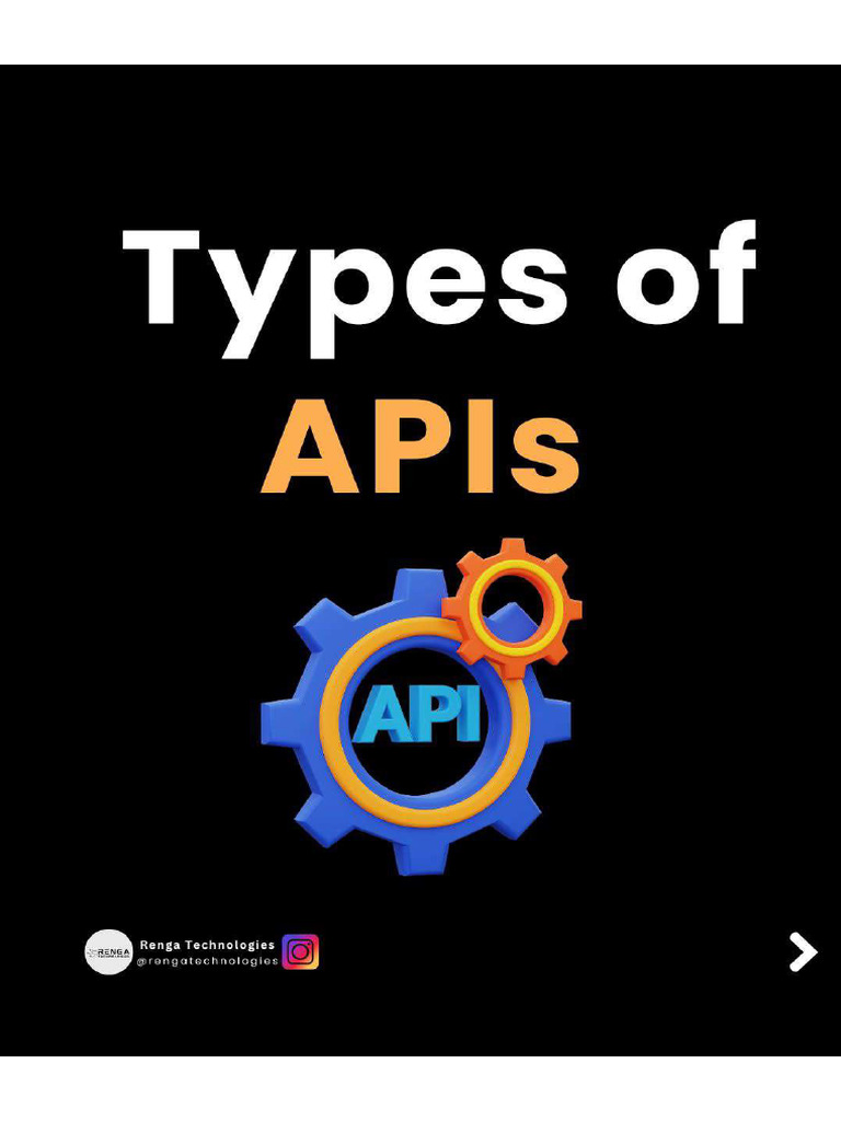 Types of APIs | PDF