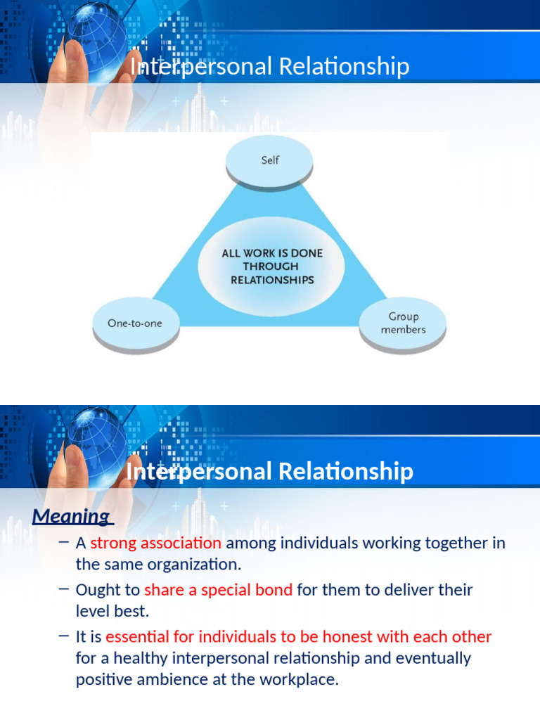 1.interpersonal Relation | PDF | Interpersonal Relationships | Psychological Concepts