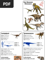 Jurassic Park Trilogy Dinosaur Guide | PDF | Tyrannosaurus | Taxa