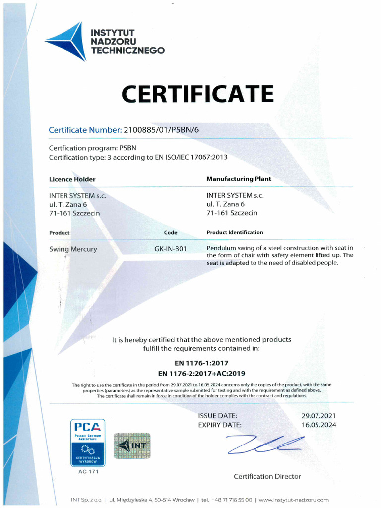 Certificate For Mercury | PDF