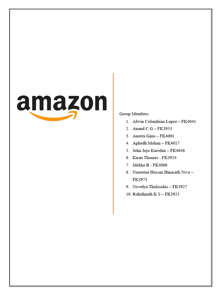 Grp6 Amazon | PDF | Equity (Finance) | Income Statement