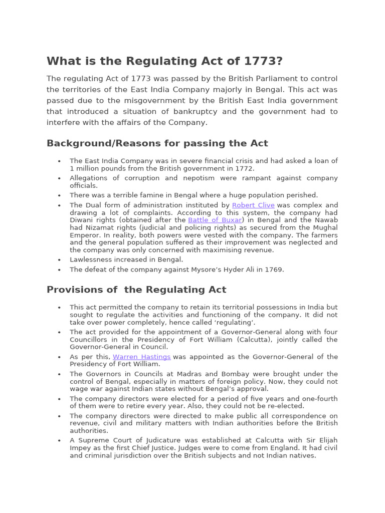 Notes on CL 1 | PDF | Partition Of India | British Raj