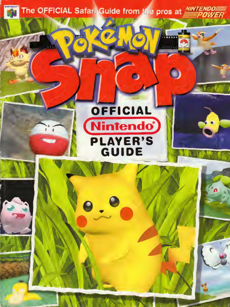 Nintendo Players Guide N64 Pokemon Snap | PDF
