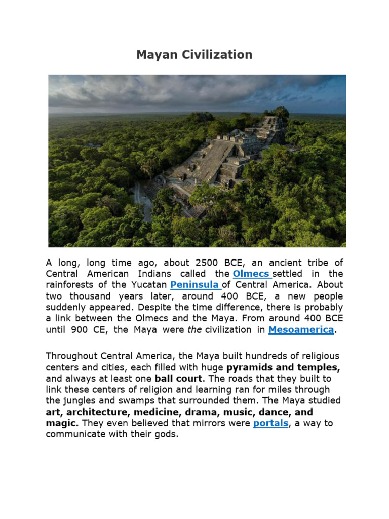 About Mayan Civilization (2) - 230203 - 091855 | PDF
