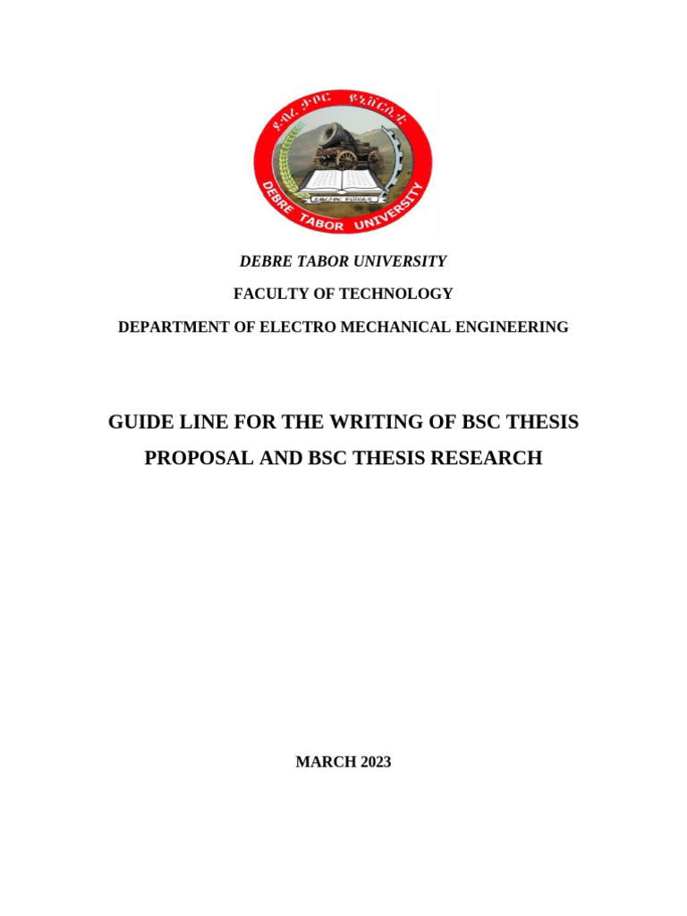 Preparation and Approval of BSC Research Proposals 08121 | PDF | Thesis | Methodology