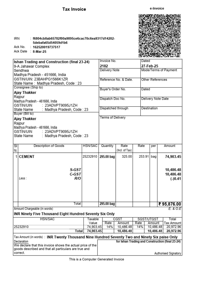 a10 | PDF | Invoice | Taxation