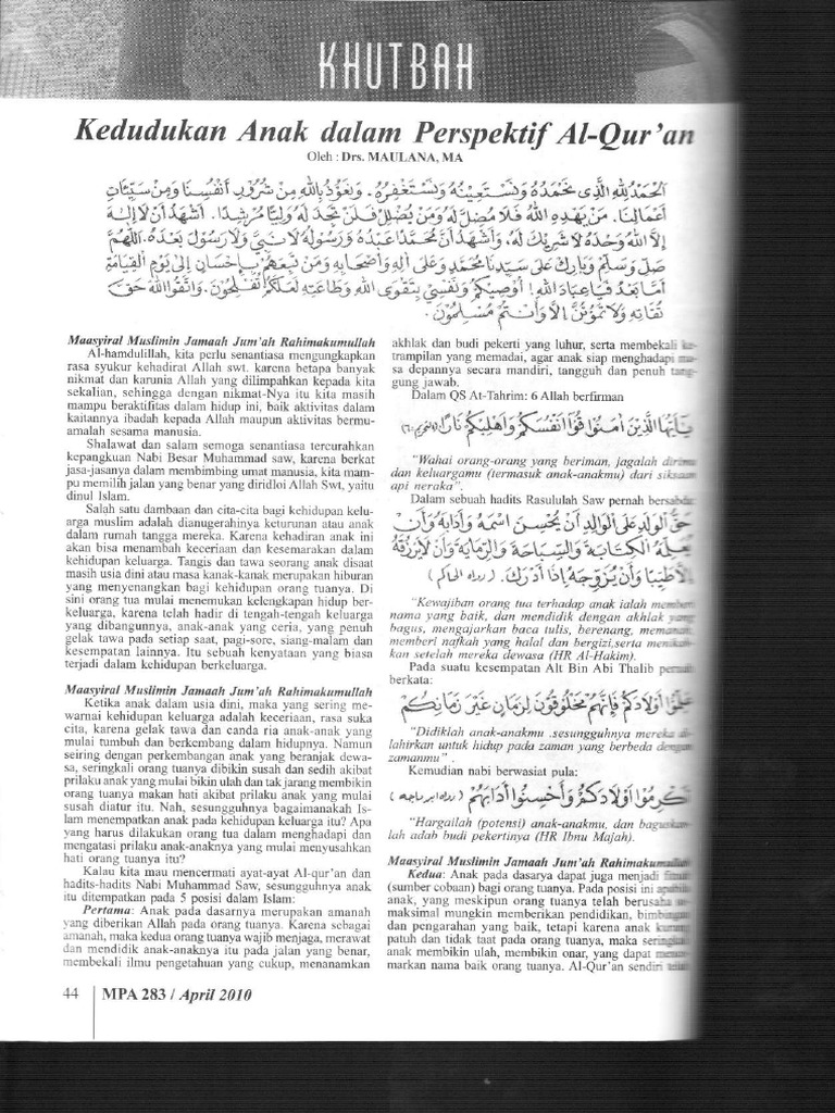 283 Khutbah | PDF