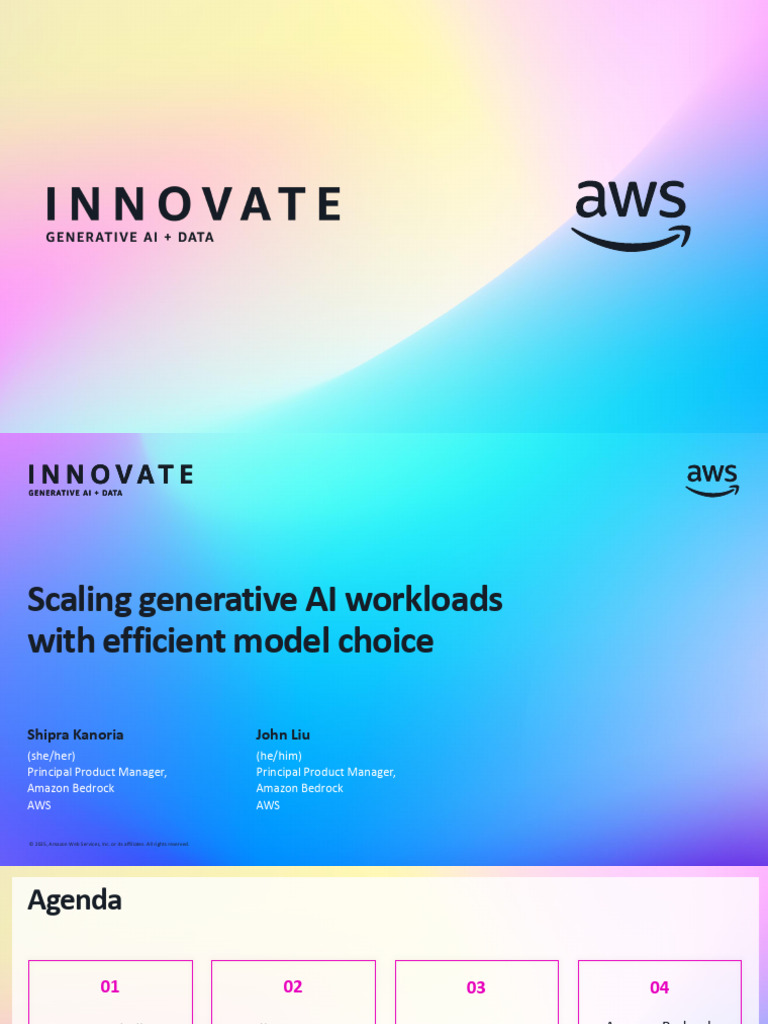 Handout Scaling Generative AI Workloads With Efficient Model Choice ...