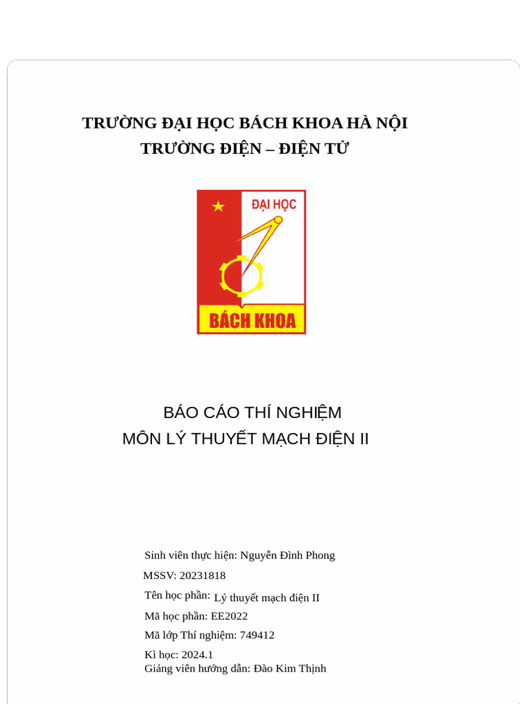 Bctn-Mạch 2 | PDF