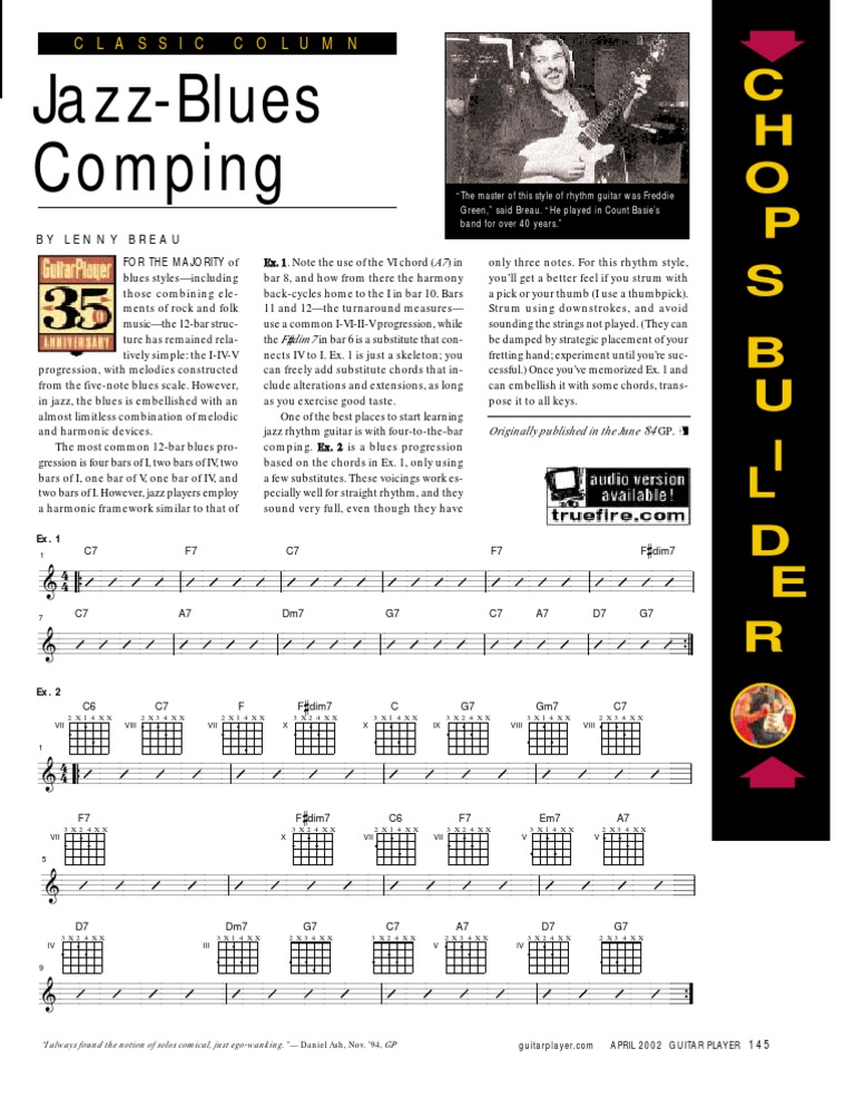 A Jazz Method Guitar - Lenny Breau - Jazz-Blues Comping | PDF