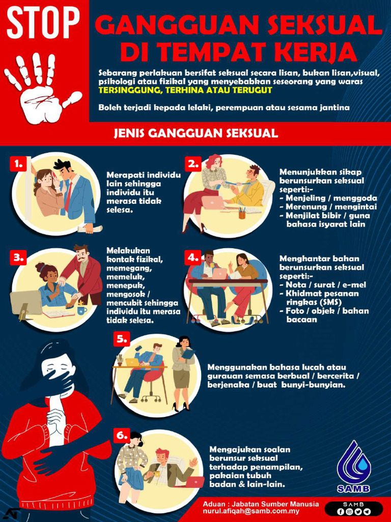 Poster Gangguan Seksual Di Tempat Kerja | PDF