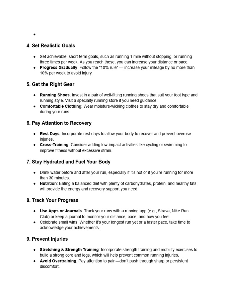Set Realistic Goals: Progress Gradually | PDF