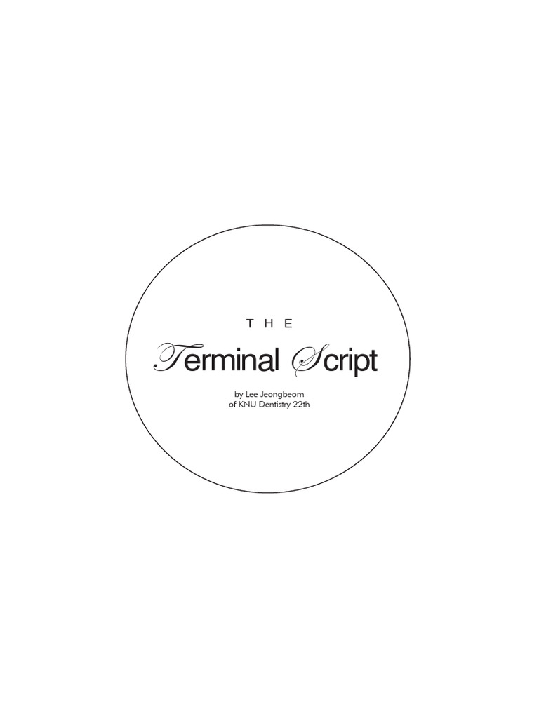 The Terminal Script 221025 | PDF