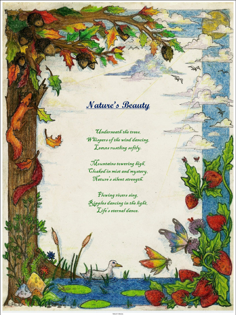 Natures Beauty Poem | PDF