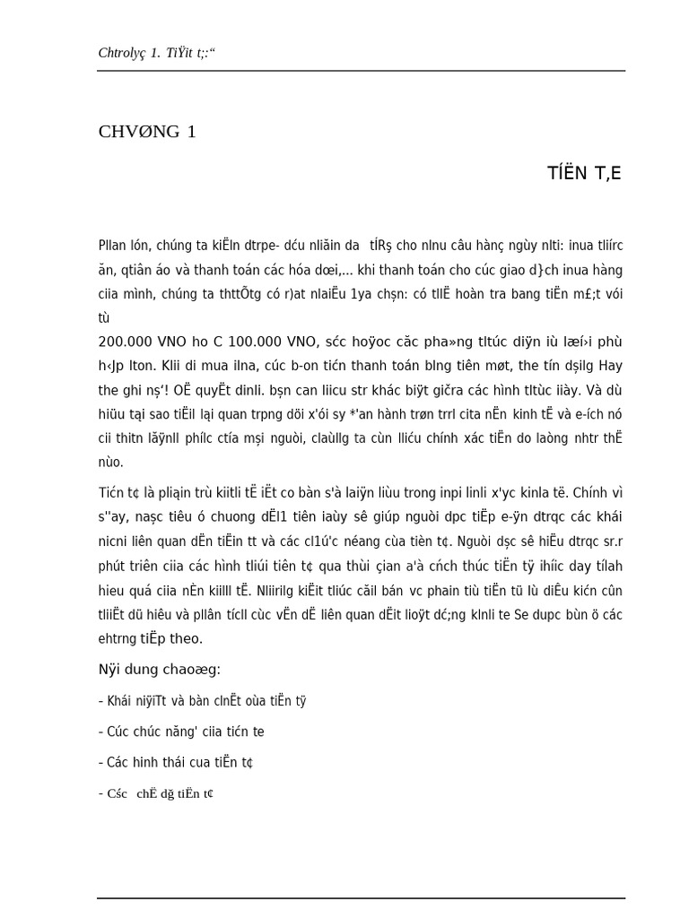 Chuong 1 | PDF