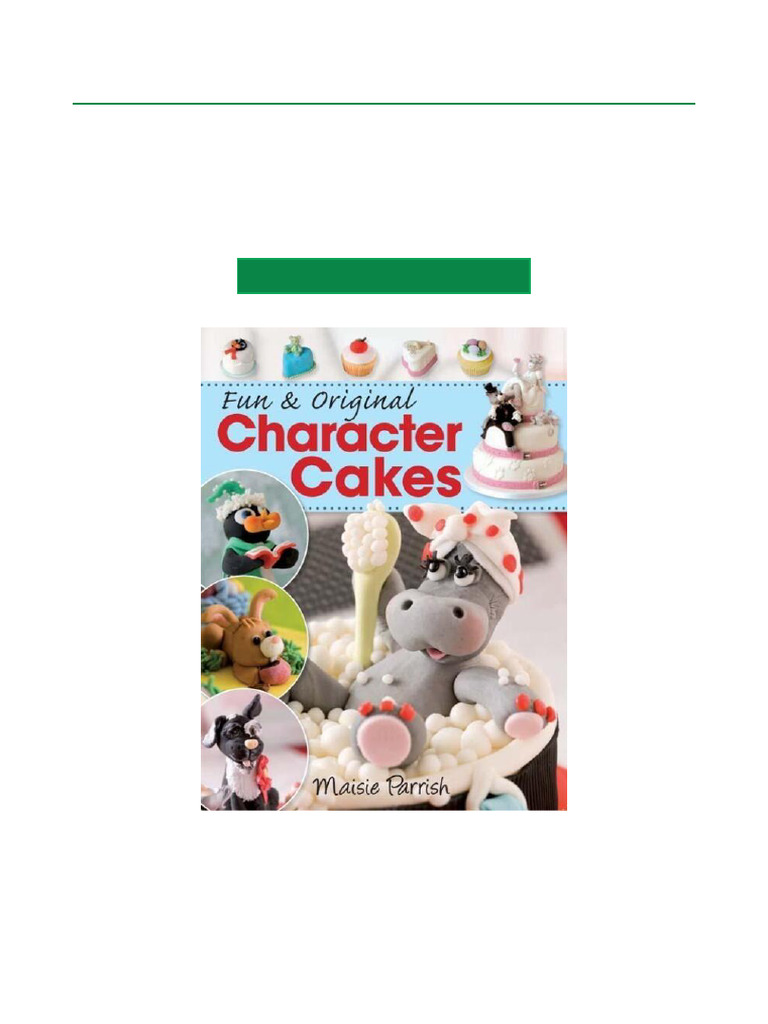 Unique Character Cake Designs | PDF