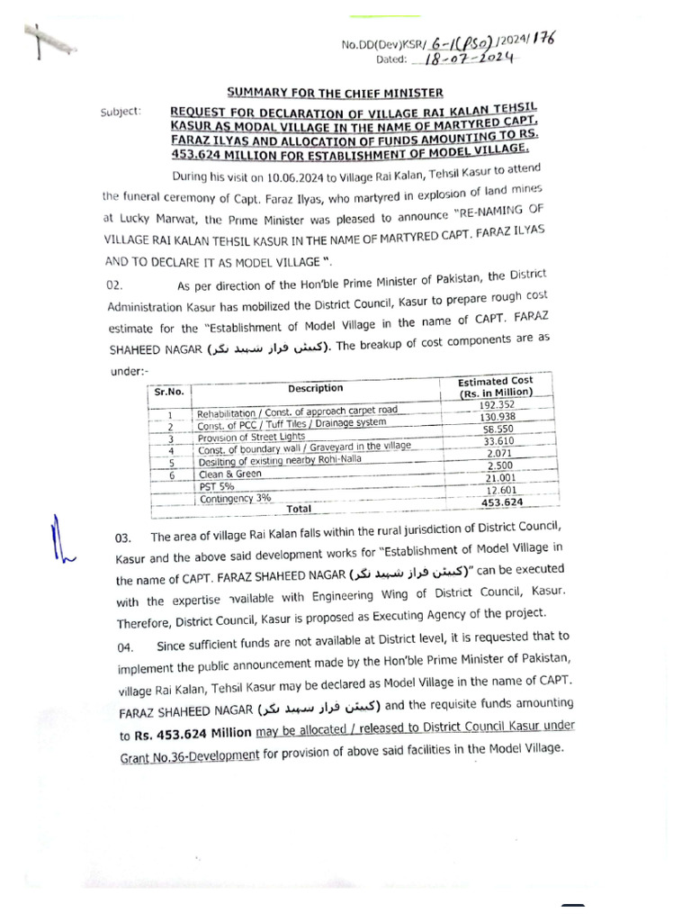 DC Kasur Request | PDF