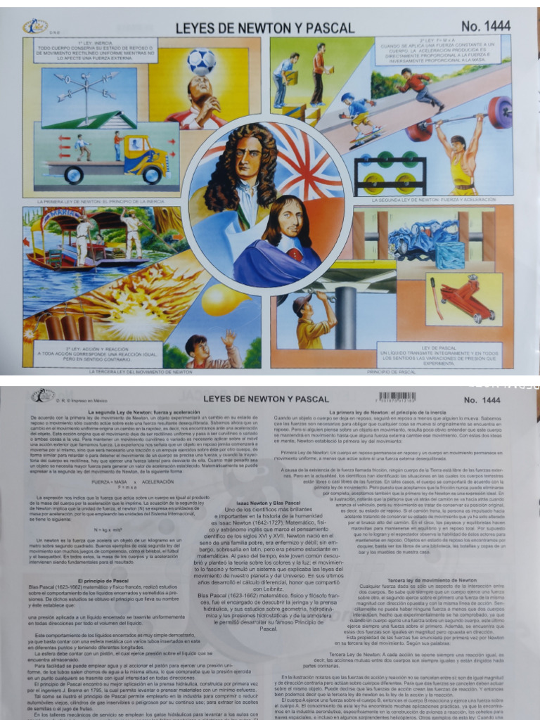 Leyes de Newton y Pascal (1) | PDF