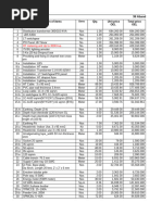 BOQ - 5MW Ground Mounted Solar PV Plant | PDF | Loans | Interest