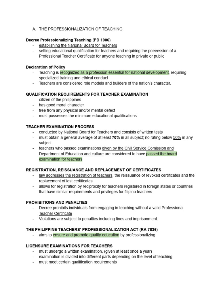 Teaching Profession.reviewer 1 | PDF | Teachers | Curriculum