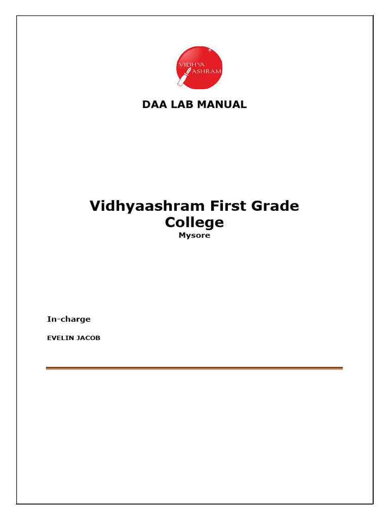 BCA V sem-DAA - Lab Programs-1 | PDF | Computer Programming | Theoretical Computer Science