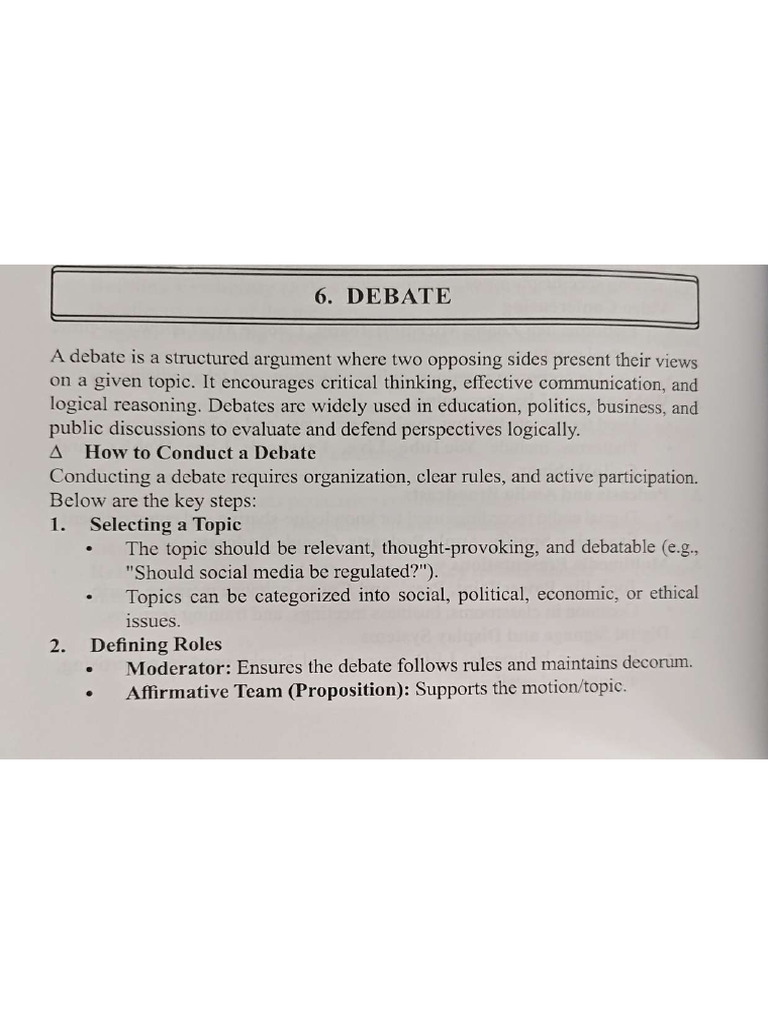 Debate | PDF