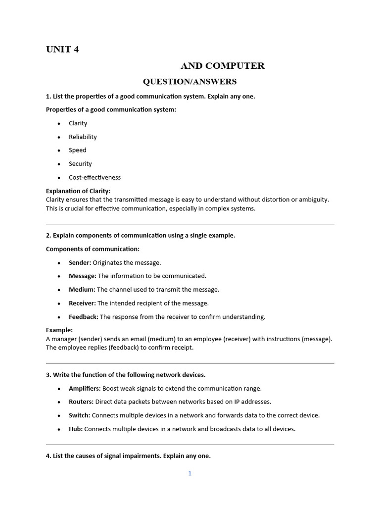 Unit 4 Data Communication and Computer Network | PDF | Computer Network | Radio